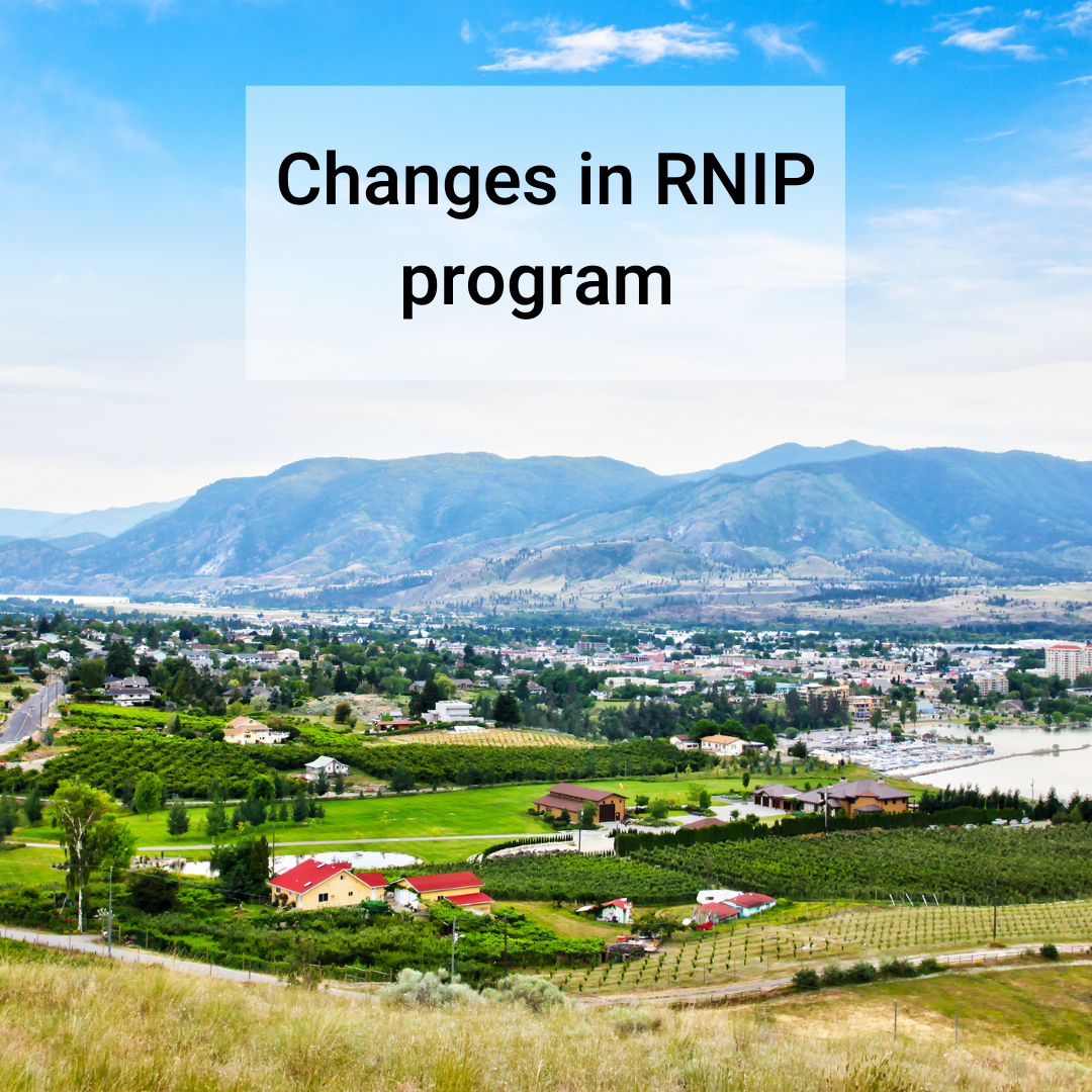 Changes in RNIP program - Arora Canadian Immigration Consultancy Inc.